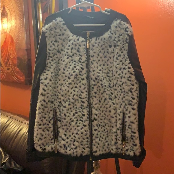 Cherokee | Jackets & Coats | Girls Cherokee Leopard Print Faux Leather ...